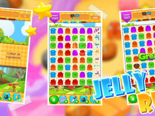 Jelly Cute Rush | You Can Play Online Games, No need to download. No need purchase, No need to ...